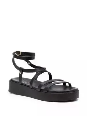 ANCIENT GREEK SANDALS 40mm Aristea Strappy Sandals - Black