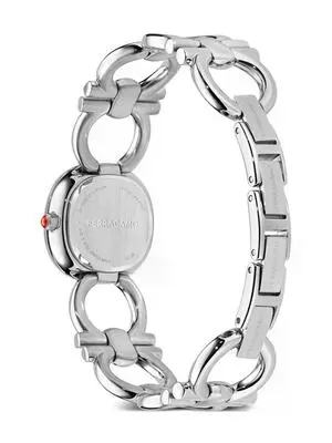 FERRAGAMO Double Gancini 25mm Watch - Pink