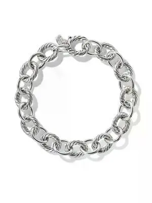 David Yurman Sterling Oval Link Chain Bracelet - Silver
