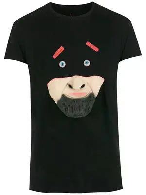 AMIR SLAMA Graphic-print Cotton T-shirt