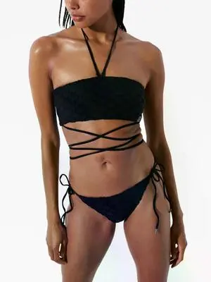 Karl Lagerfeld Monogram-print Bikini Bottoms