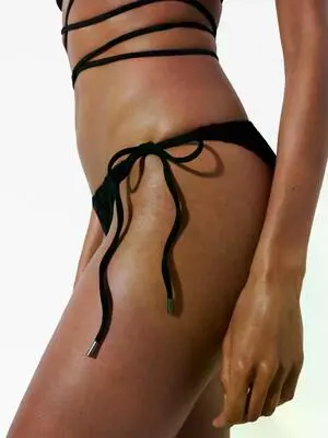Karl Lagerfeld Monogram-print Bikini Bottoms