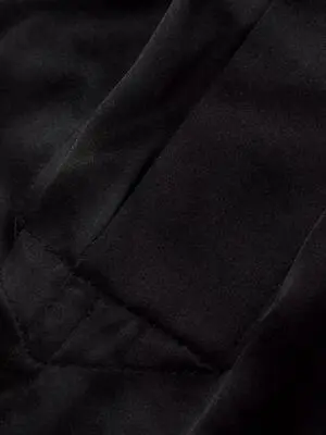 TOM FORD Logo-waistband Silk Pajama Trousers - Black