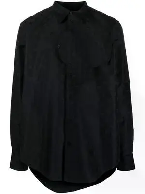 GMBH Hammer-jacquard Button-up Shirt