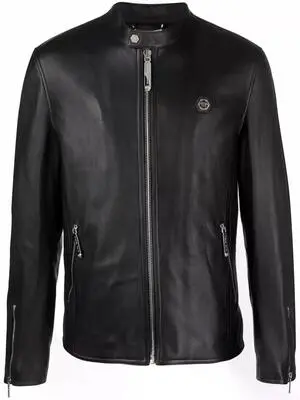 Philipp Plein Leather Jackets For Men