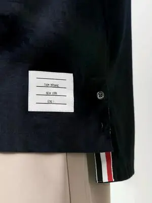 Thom Browne Rwb Stripe Cotton T-shirt - Blue