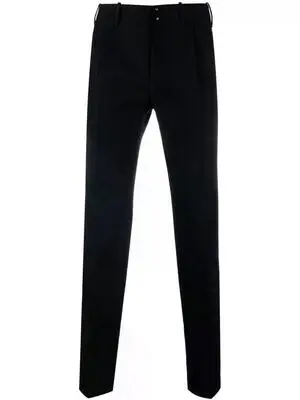 Incotex Mid-rise Straight-leg Trousers - Blue
