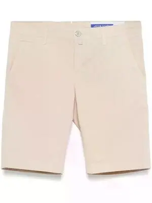 Jacob Cohen Logo-plaque Chino Shorts - Neutrals