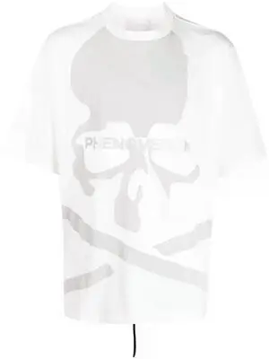 MASTERMIND WORLD Skull-print Detail T-shirt - White