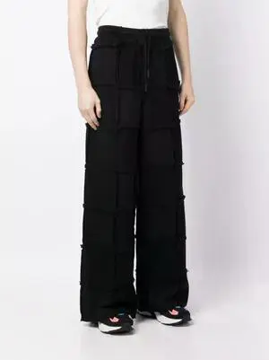 COUNTY OF MILAN Inside-out Frayed Drawstring Trousers