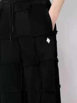 COUNTY OF MILAN Inside-out Frayed Drawstring Trousers
