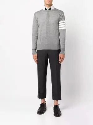 Thom Browne 4-bar Crew Neck Jumper