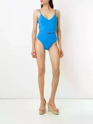 AMIR SLAMA Metallic Embellishment Swimsuit