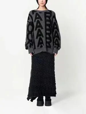 Marc Jacobs The Monogram Distressed Jumper