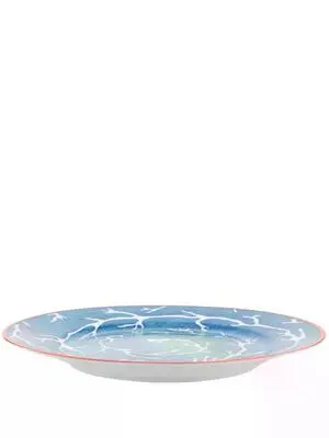 PINTO PARIS Lagon Porcelain Buffet Plate - Blue
