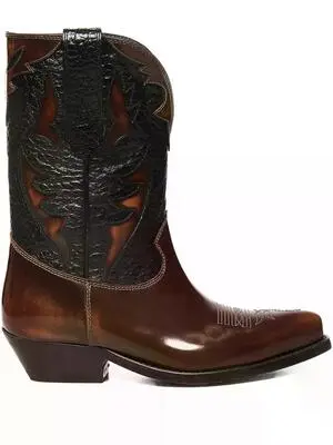 GOLDEN GOOSE Wish Star Cowboy Boots