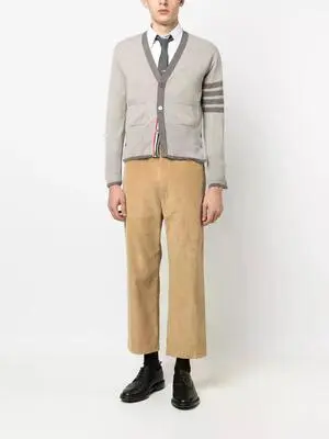 Thom Browne Corduroy Cropped Trousers - Brown