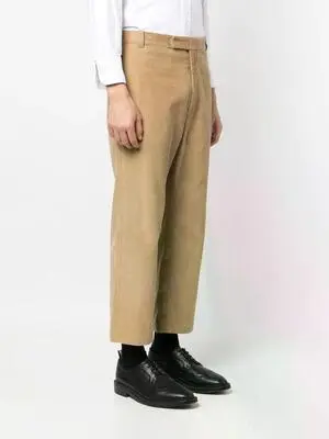 Thom Browne Corduroy Cropped Trousers - Brown