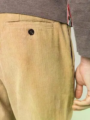 Thom Browne Corduroy Cropped Trousers - Brown