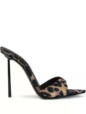 LE SILLA Bella Leopard-print Heeled Sandals - Brown