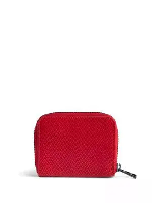 Zadig&Voltaire Mini Zv Crocodile-effect Wallet - Red