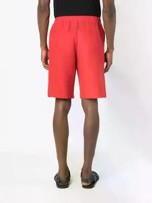 AMIR SLAMA Elasticated-waistband Linen Shorts
