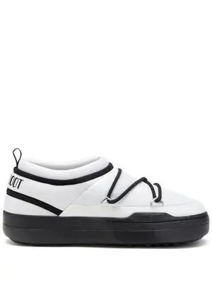 Moon Boot Park Icon Logo-print Sneakers - White