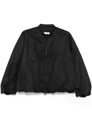 Moncler Zip-up Band-collar Jacket - Black
