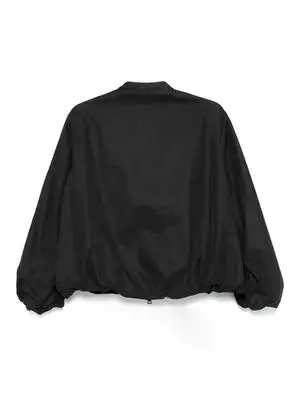 Moncler Zip-up Band-collar Jacket - Black