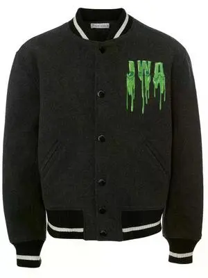JW Anderson Logo-embroidered Bomber Jacket