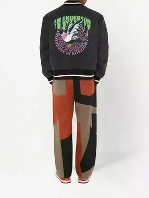 JW Anderson Logo-embroidered Bomber Jacket
