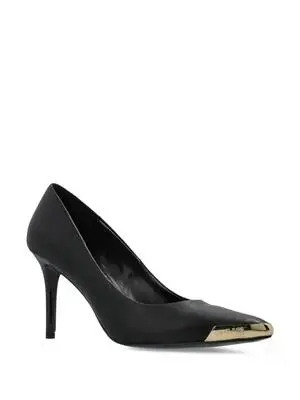 Versace Scarlett Pumps With Gold-tone Trim