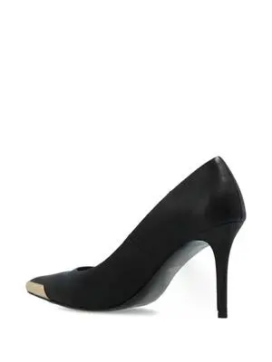 Versace Scarlett Pumps With Gold-tone Trim