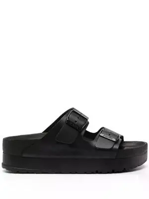 BIRKENSTOCK Arizona Papillio Leather Platform Sandals