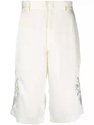 BLUEMARBLE Embroidered Satin Shorts