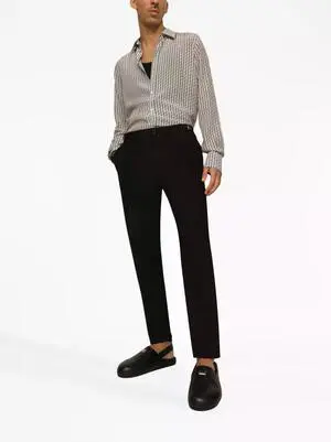 Dolce & Gabbana Tailored Trousers With Pressed Crease