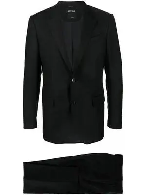Zegna Trofeo™ Wool Single-breasted Suit - Black