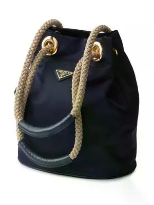 Prada Small Mariner Bucket Bag - Blue