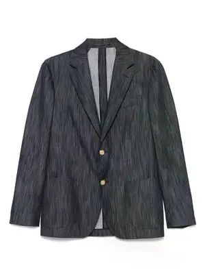 LARDINI Denim Blazer - Blue