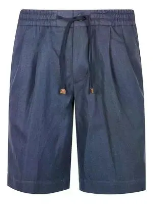 Incotex Drawstring-waist Shorts - Blue