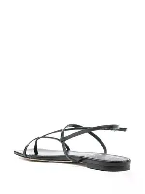AeydĒ Ella Flat Sandals - Black