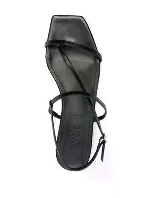 AeydĒ Ella Flat Sandals - Black
