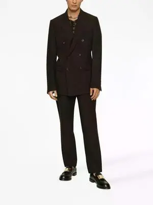 Dolce & Gabbana Straight-leg Linen Tailored Trousers