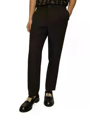 Dolce & Gabbana Straight-leg Linen Tailored Trousers