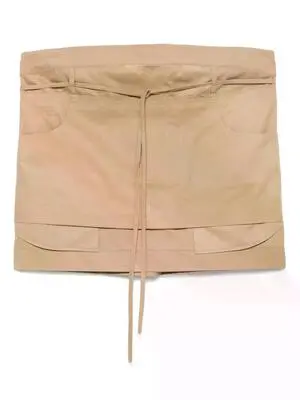 LITKOVSKA Lili Mini Skirt - Neutrals