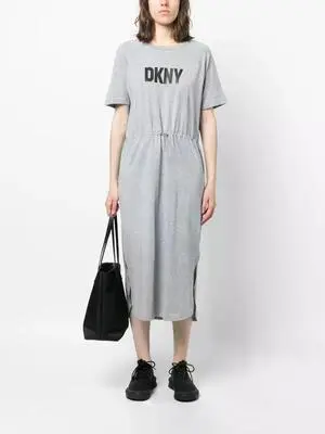 Dkny Logo-print T-shirt Dress