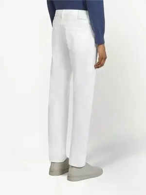 Zegna Roccia Slim-fit Jeans - White