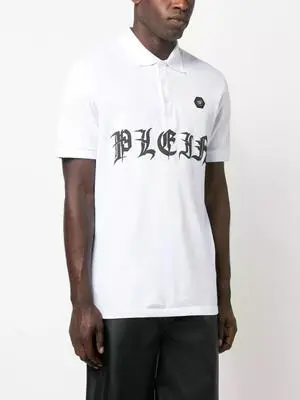 Philipp Plein Gothic Plein Logo-print Polo Shirt