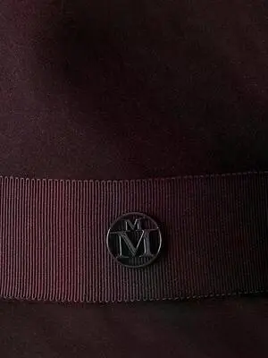 MAISON MICHEL Henrietta Fedora Hat - Red