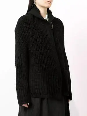 FORME D'EXPRESSION Chunky Knit Wool-cashmere Cardigan